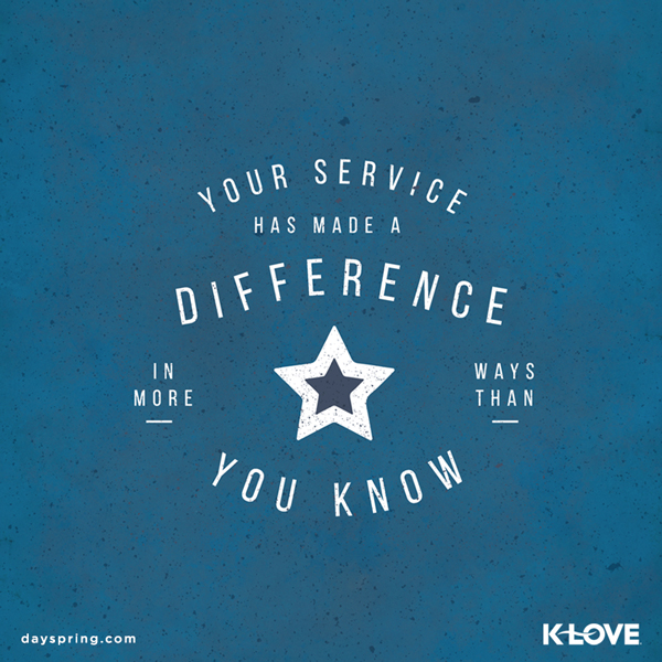 Your Service Mades a Difference